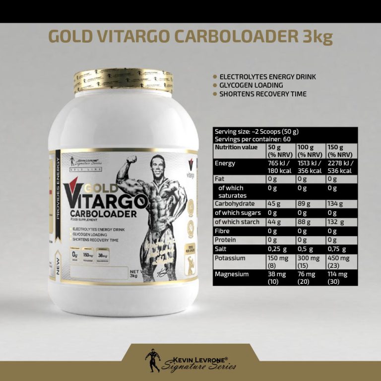 LEVRONE GOLD VITARGO CARBOLOADER 3 KG - Dasha Fitness | Tienda de ...
